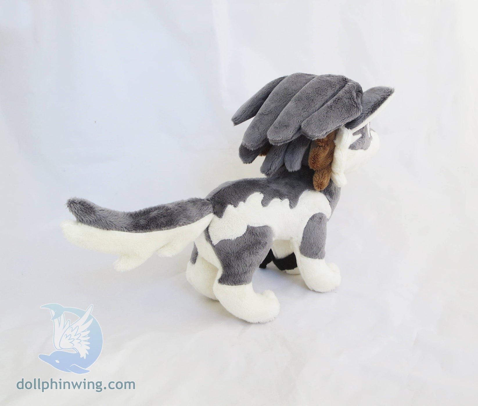 Wolf Plushie Sewing Pattern Add-On Embroidery – Dollphinwing