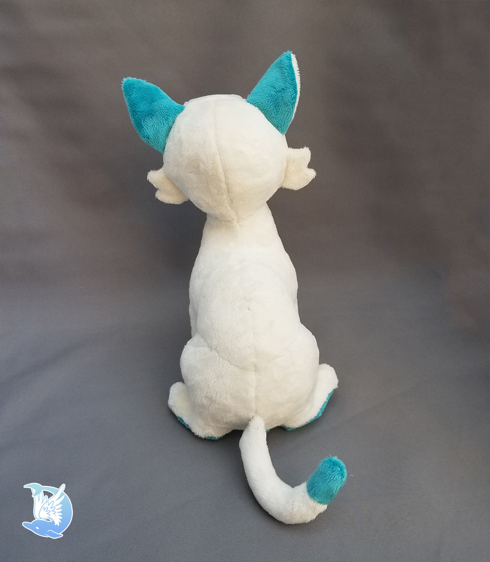 Sitting Cat Plush Sewing Pattern - Dollphinwing